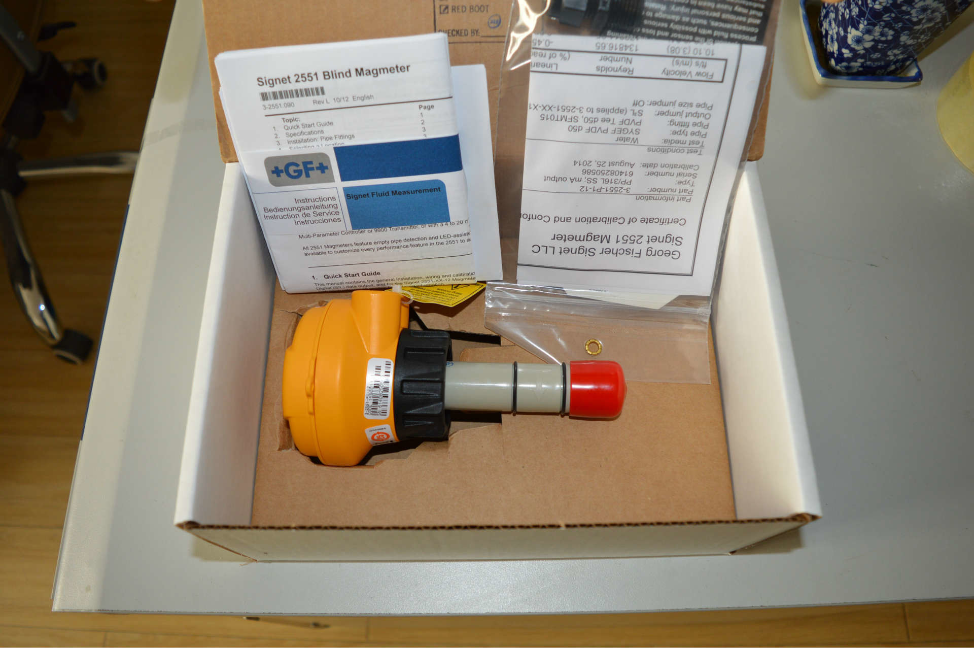 3-2551-P2-12 GF Signet Magmeter Flow Sensor For DN250 to DN900 (10 to ...