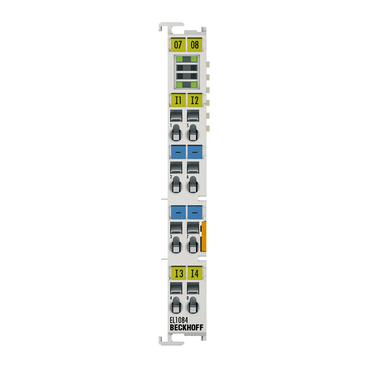 EL1084 Beckhoff | EtherCAT Terminal, 4-channel digital input, 24 V DC ...