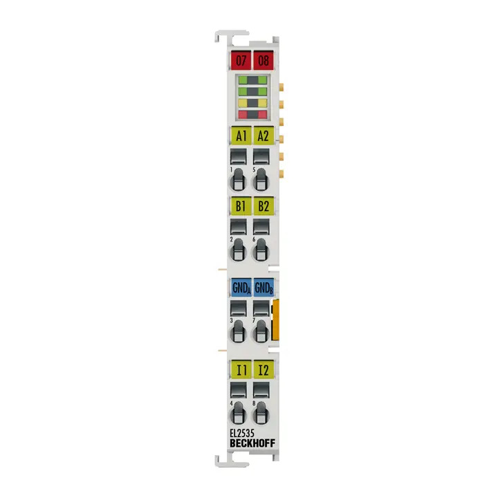 Beckhoff EL2535 | EtherCAT Terminal, 2-channel PWM output, 24 V DC, 1 A ...