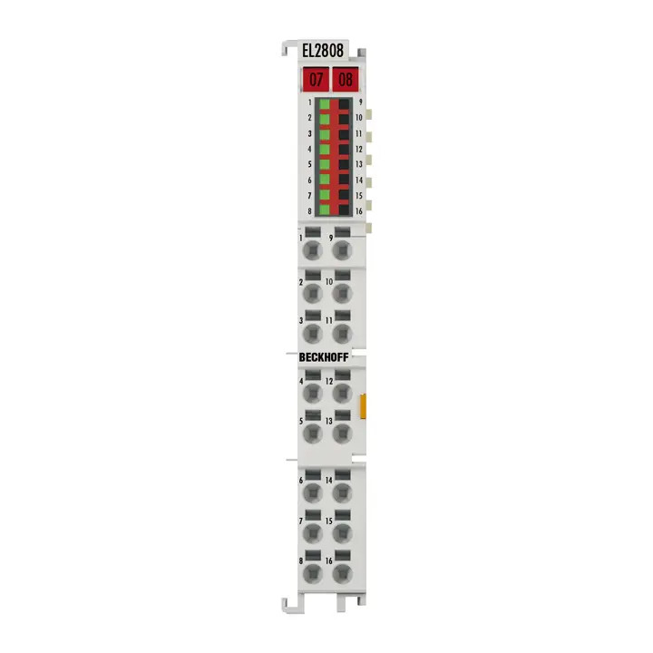 EL2808 Beckhoff | EtherCAT Terminal, 8-Channel Digital Output, 24 V DC ...