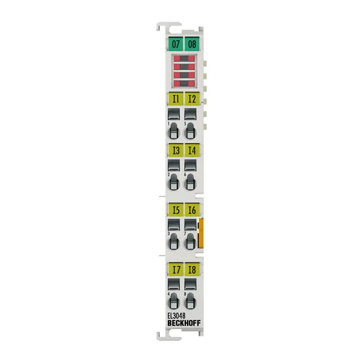 Beckhoff EL3048 | EtherCAT Terminal, 8-channel analog input, current, 0 ...