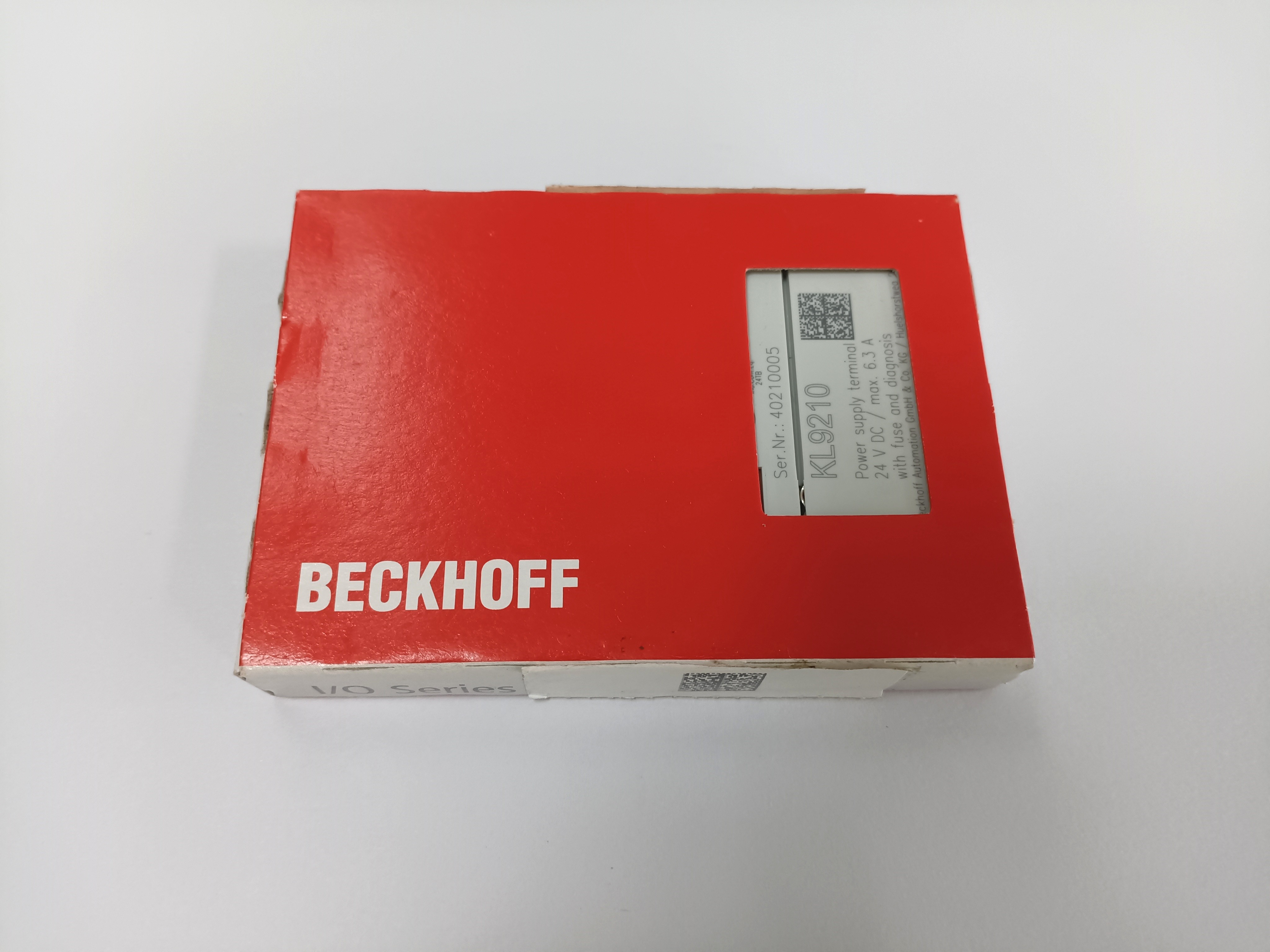 KL9210 Beckhoff | Potential supply terminal, 24 V DC, with diagnostics ...