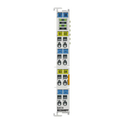 EL4114 Beckhoff | EtherCAT Terminal, 4-channel analog output, current, 0…20 mA, 16 bit